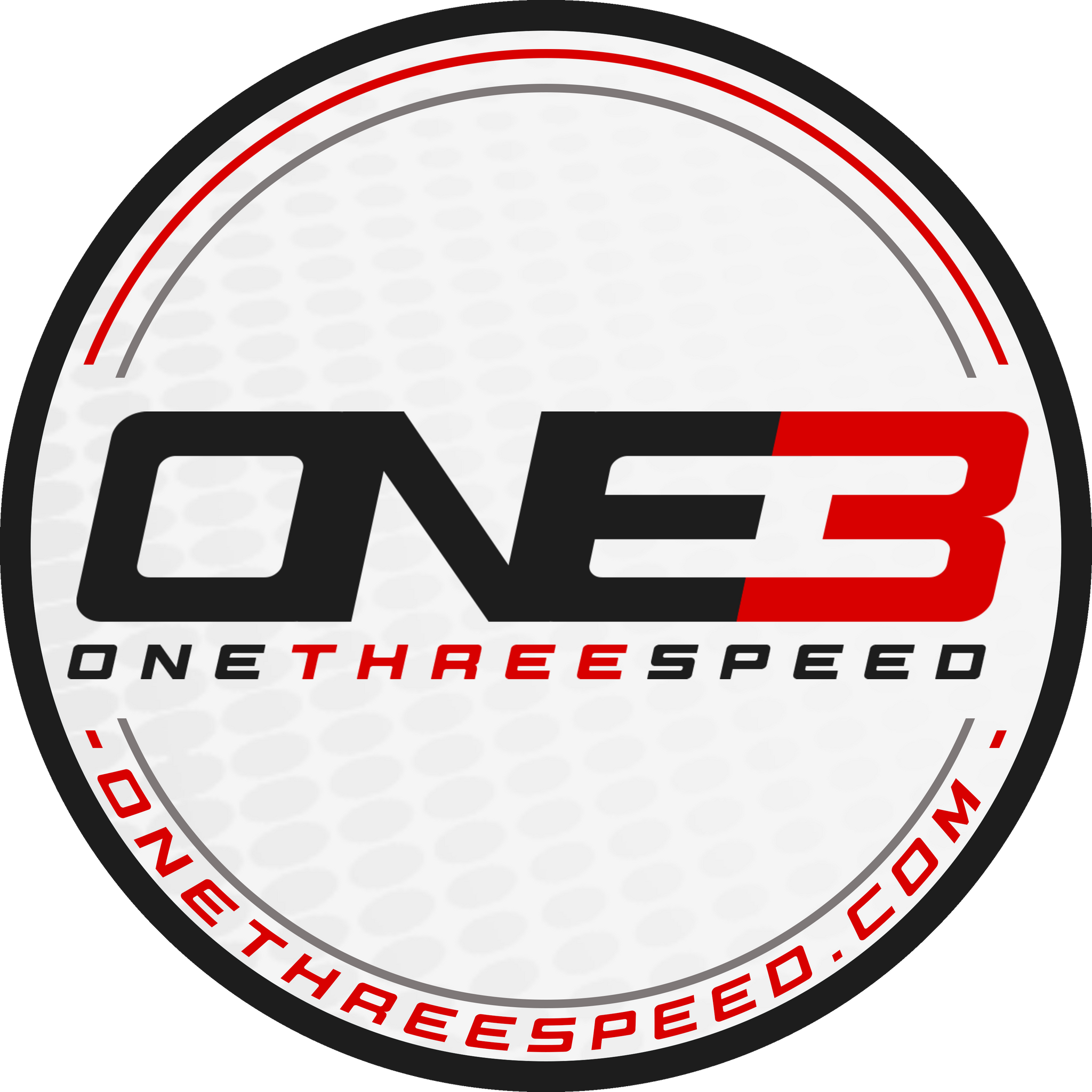 ONE3 Speed Circle Sticker – Grind Sim Racing